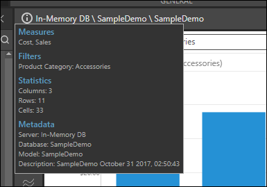 Query Metadata Panel
