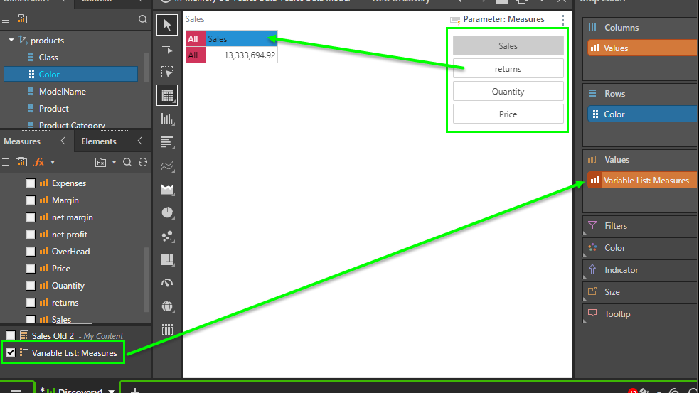 Quick Variable Lists
