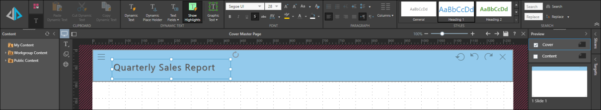 Master Page Templates
