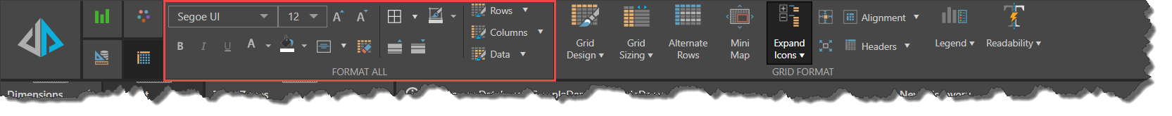 Extended Grid Formatting
