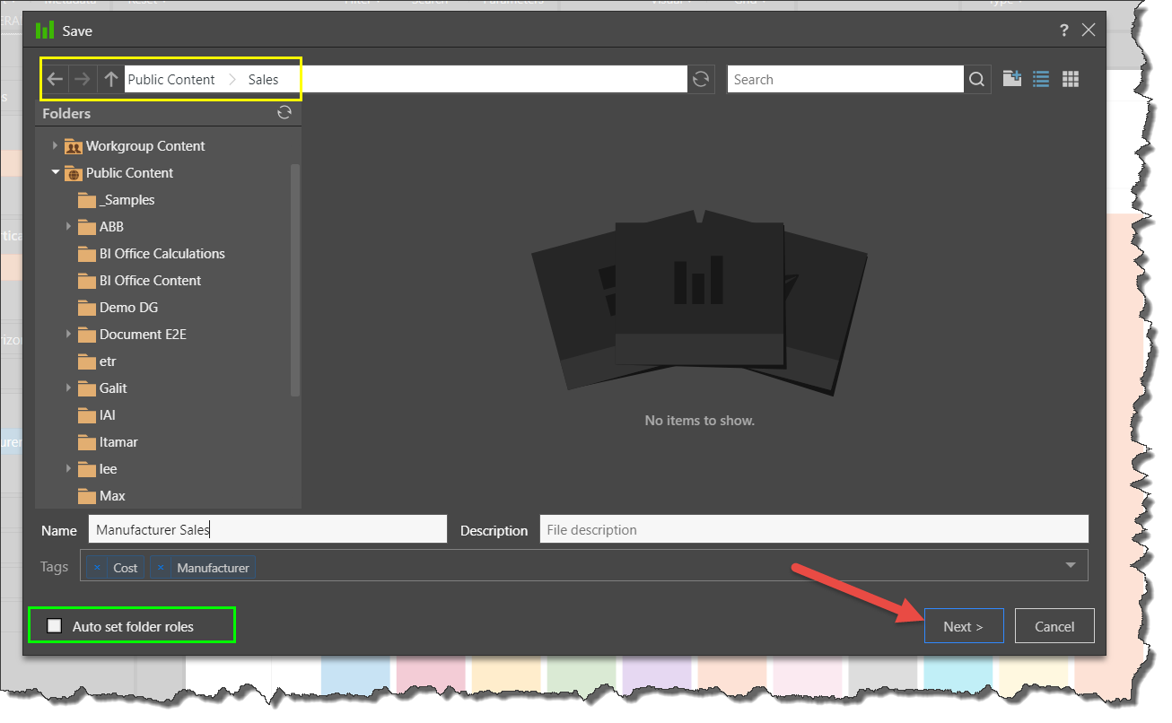 Save and Share Discoveries
