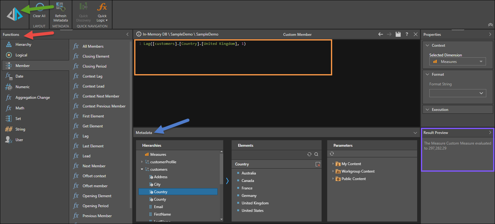 Formula Script Editor