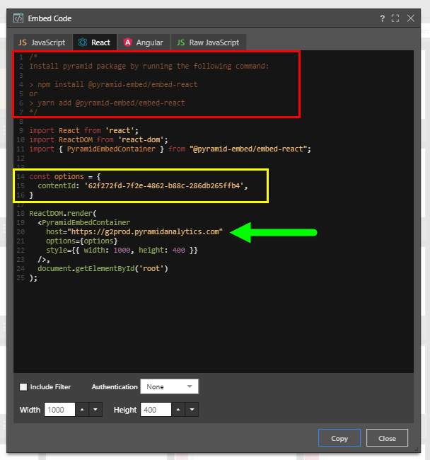 Embed Snippet Generator