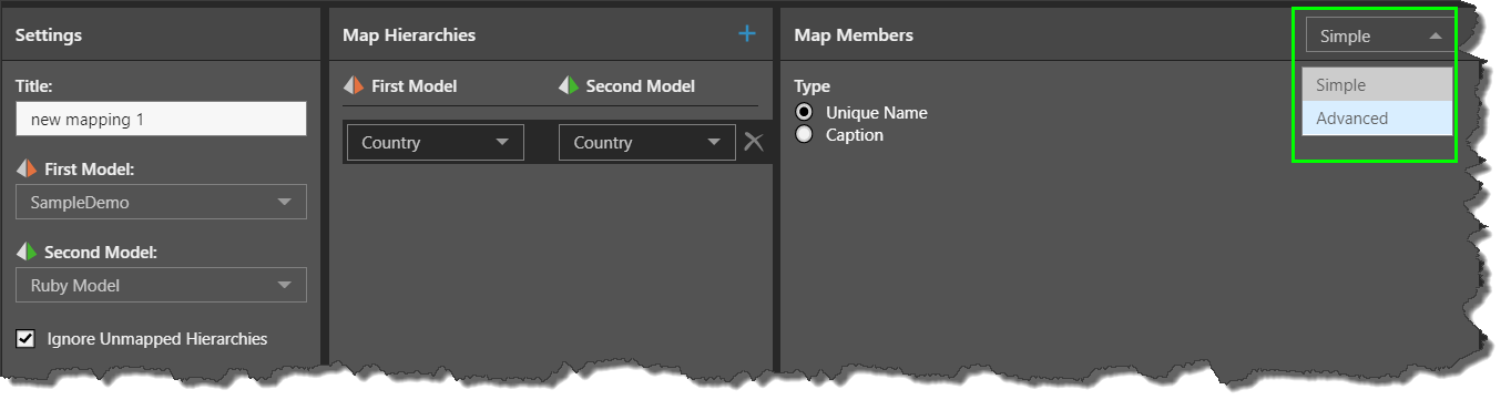 Cross Model Mapping
