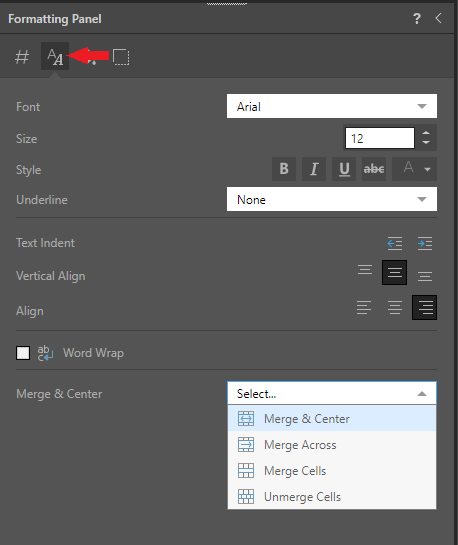 Cell Formatting