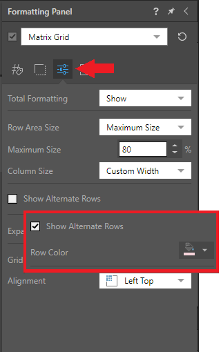 Alternate Rows