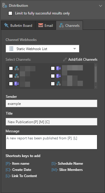 Distribute Publications